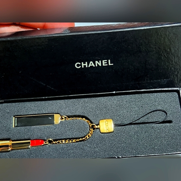 CHANEL | Accessories | Chanel Lipstick Rouge Allure Charm | Poshmark